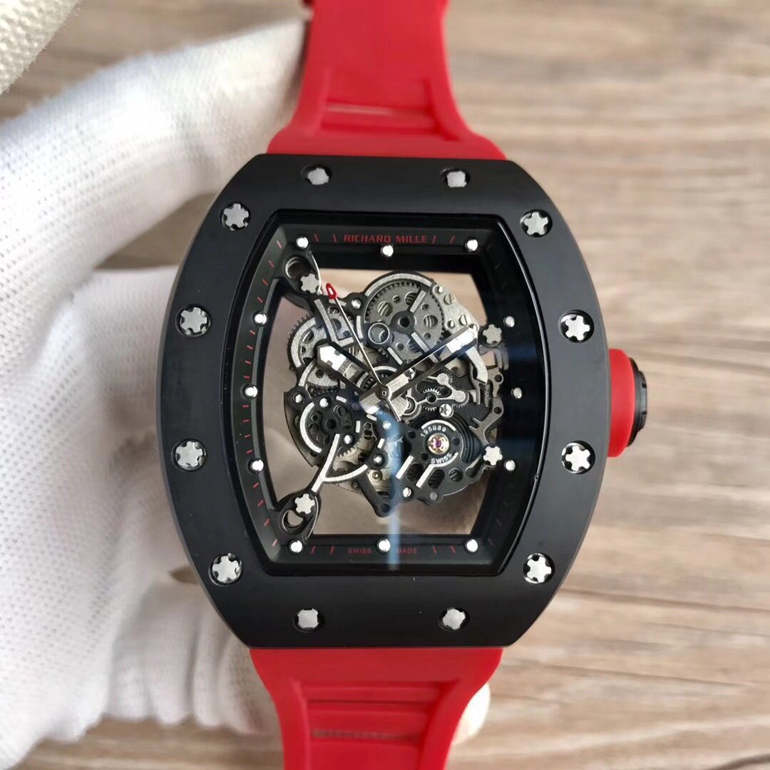 Richard Mille Mens Watch 50x43mm Automatic Mechanical Movement ...