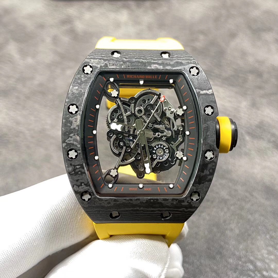 Richard Mille Mens Watch 50x43mm Automatic Mechanical Movement ...