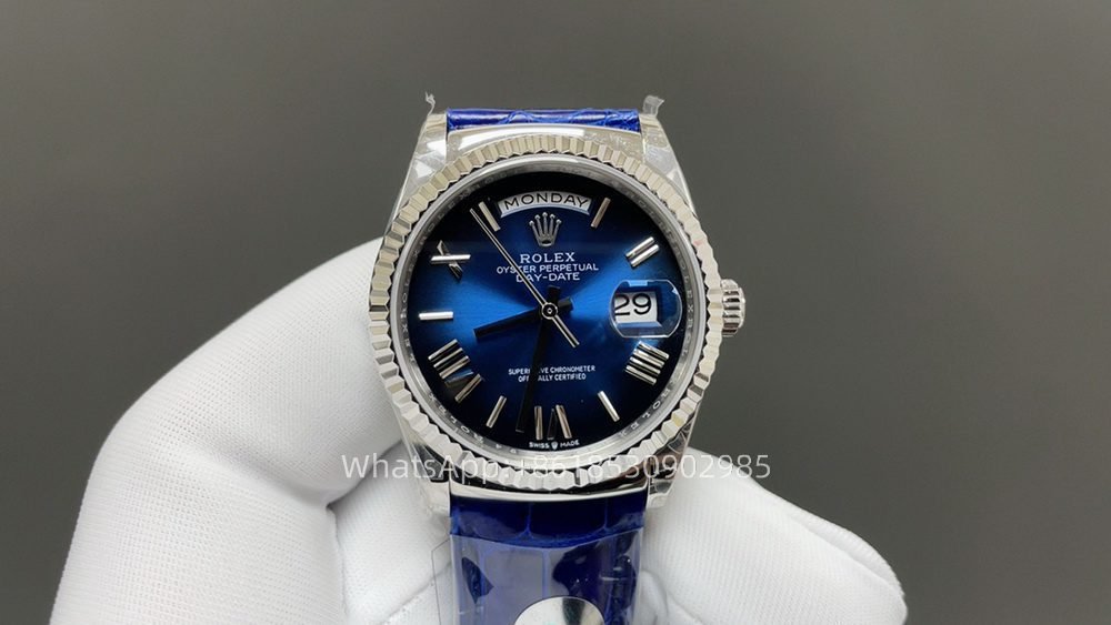 Rolex Day Date 36mm Unisex Watch CAL 2824/3255 Movement Lether Strap ...